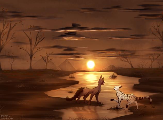 Graystripe and Silverstream - ibisPaint