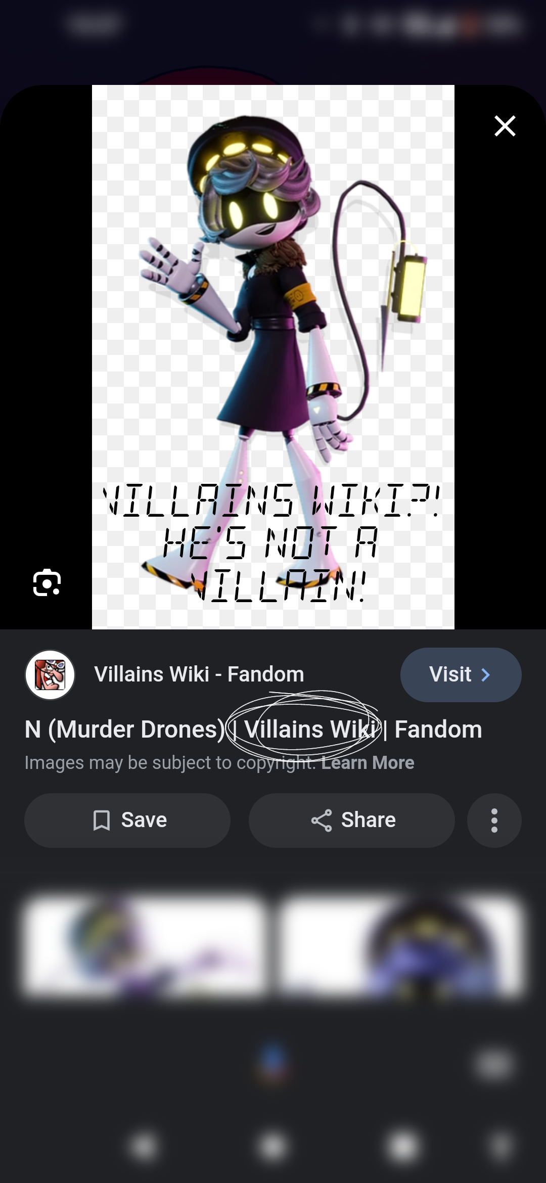 N villain(insert question mark) - ibisPaint