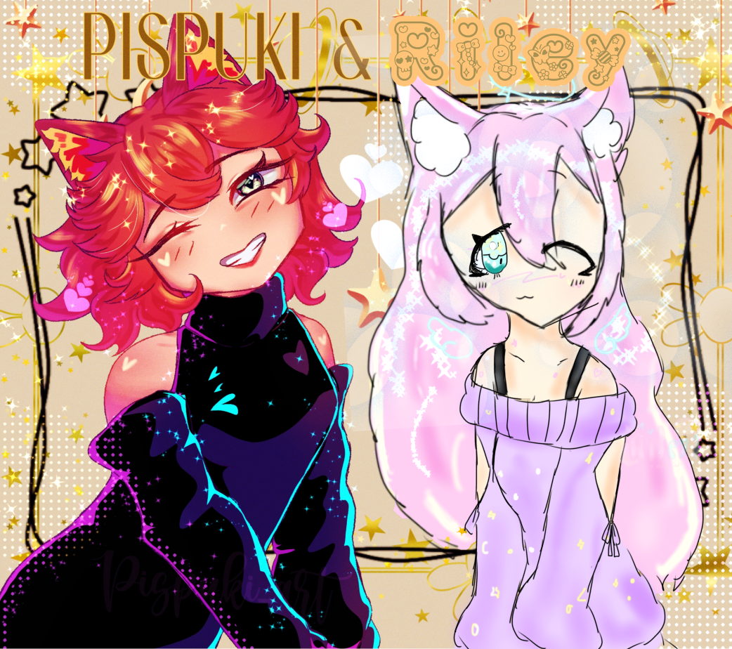Pispuki&Riley collab - ibisPaint