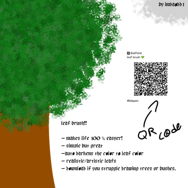 leaf brush - ibisPaint