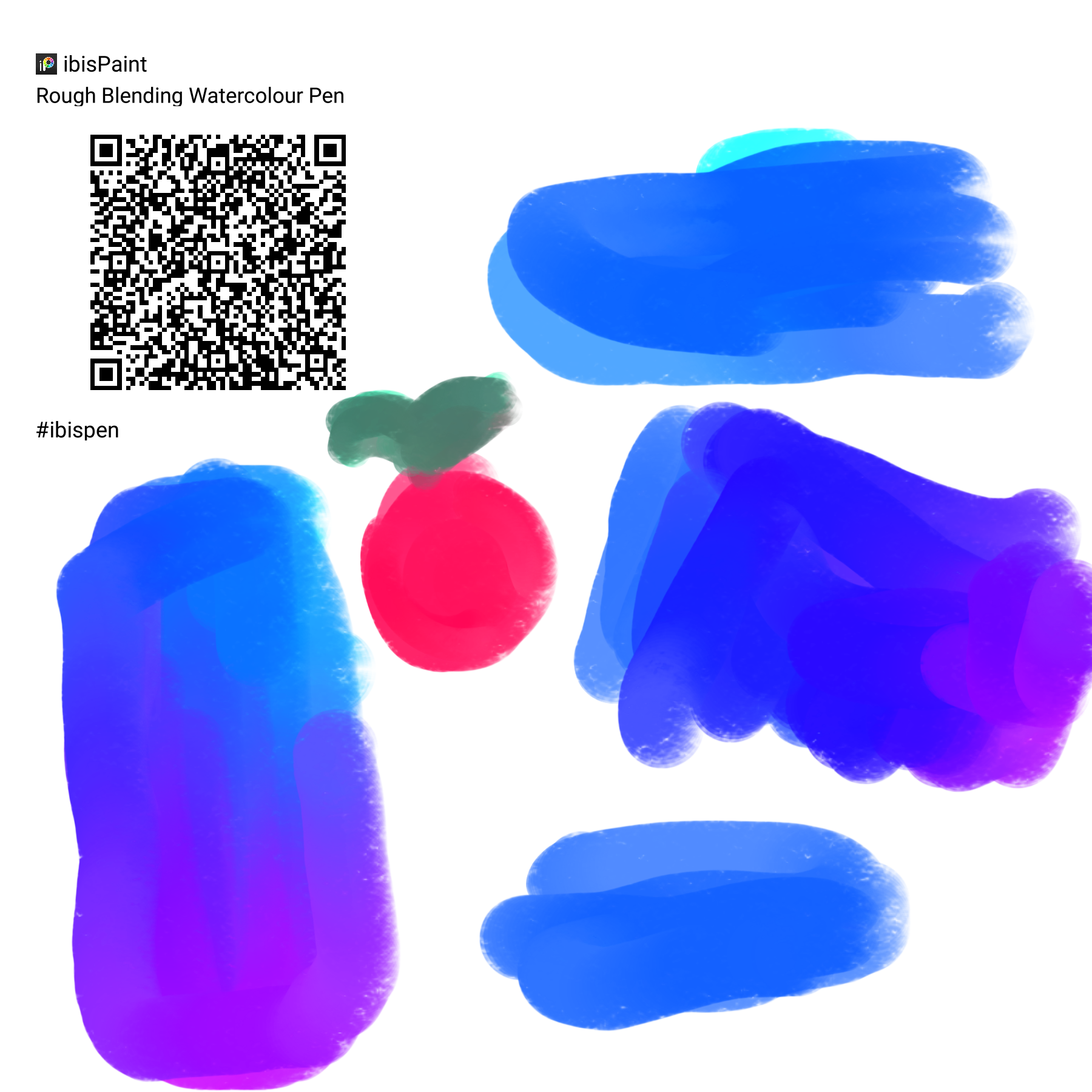 Rough Blending WaterColour Pen - ibisPaint