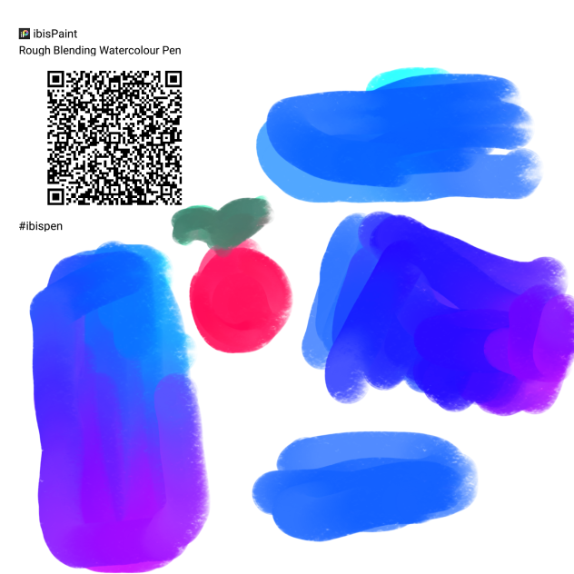 Rough Blending WaterColour Pen - ibisPaint