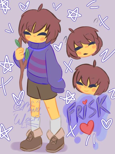 Frisk- undertale - ibisPaint