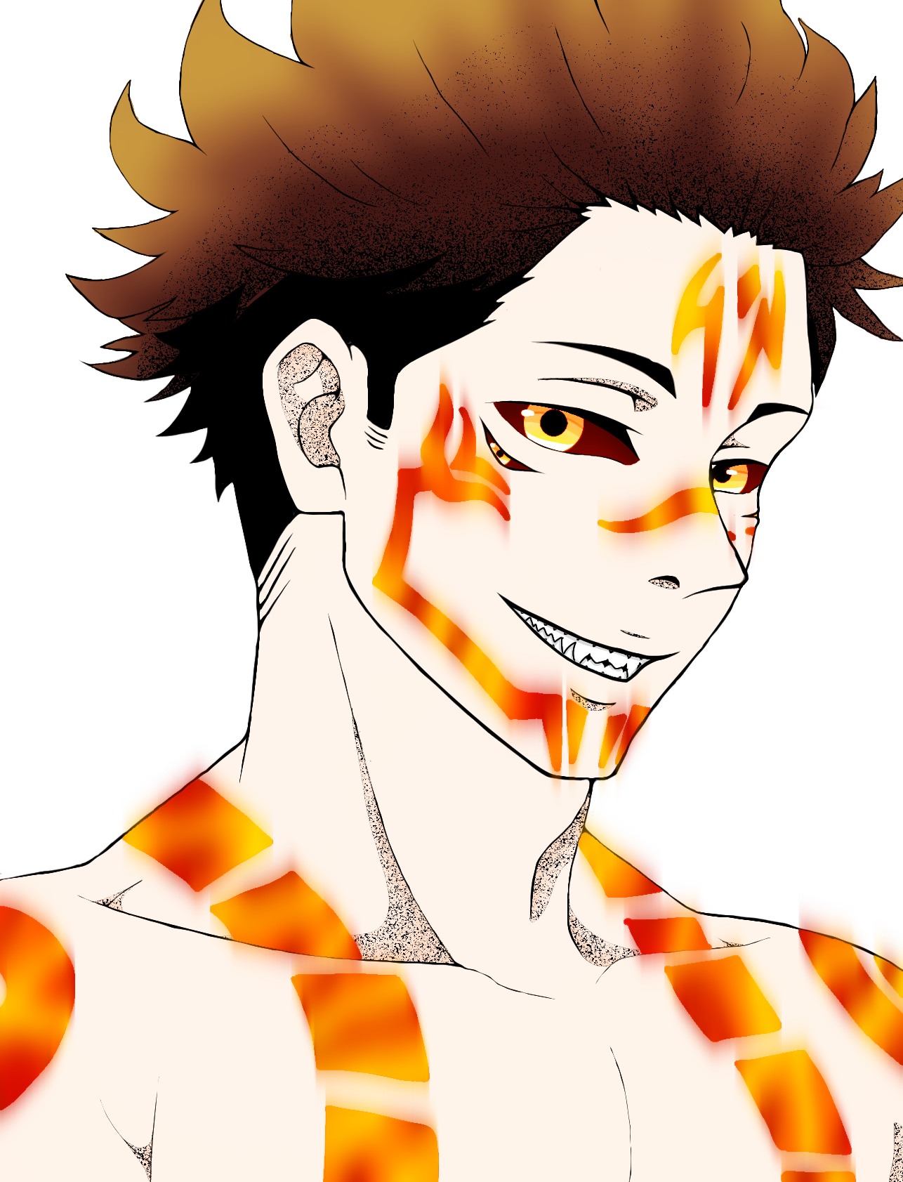 Redesigned Sukuna - ibisPaint