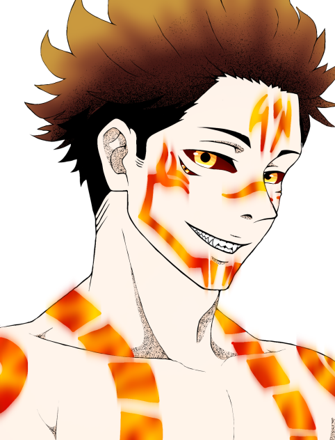 Redesigned Sukuna - ibisPaint