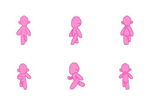 sprite sheet example - ibisPaint