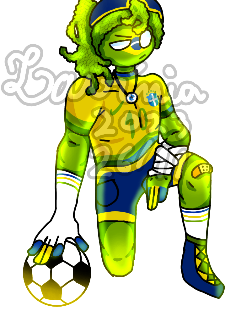 Brazil The soccer player! - ibisPaint