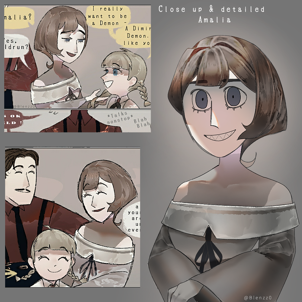 Amalia from Dimir Comic - ibisPaint