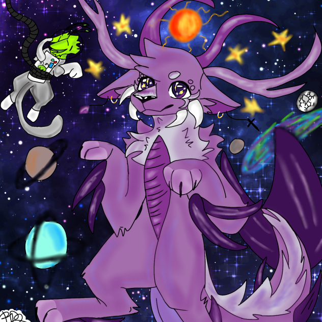 galactic cats - ibisPaint