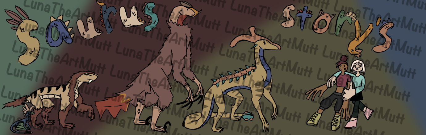 Saurus Story Banner - ibisPaint