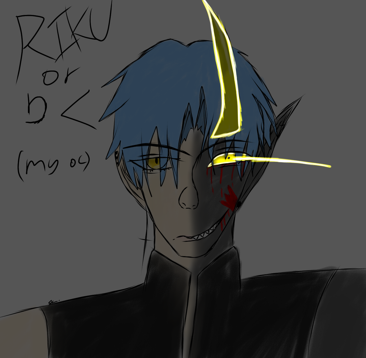 Riku or りく (probably my 100th oc lol) - ibisPaint