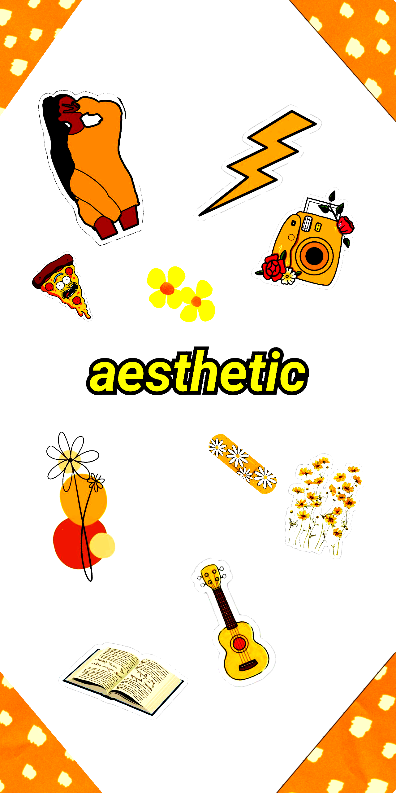 yellow and orange themed - ibisPaint