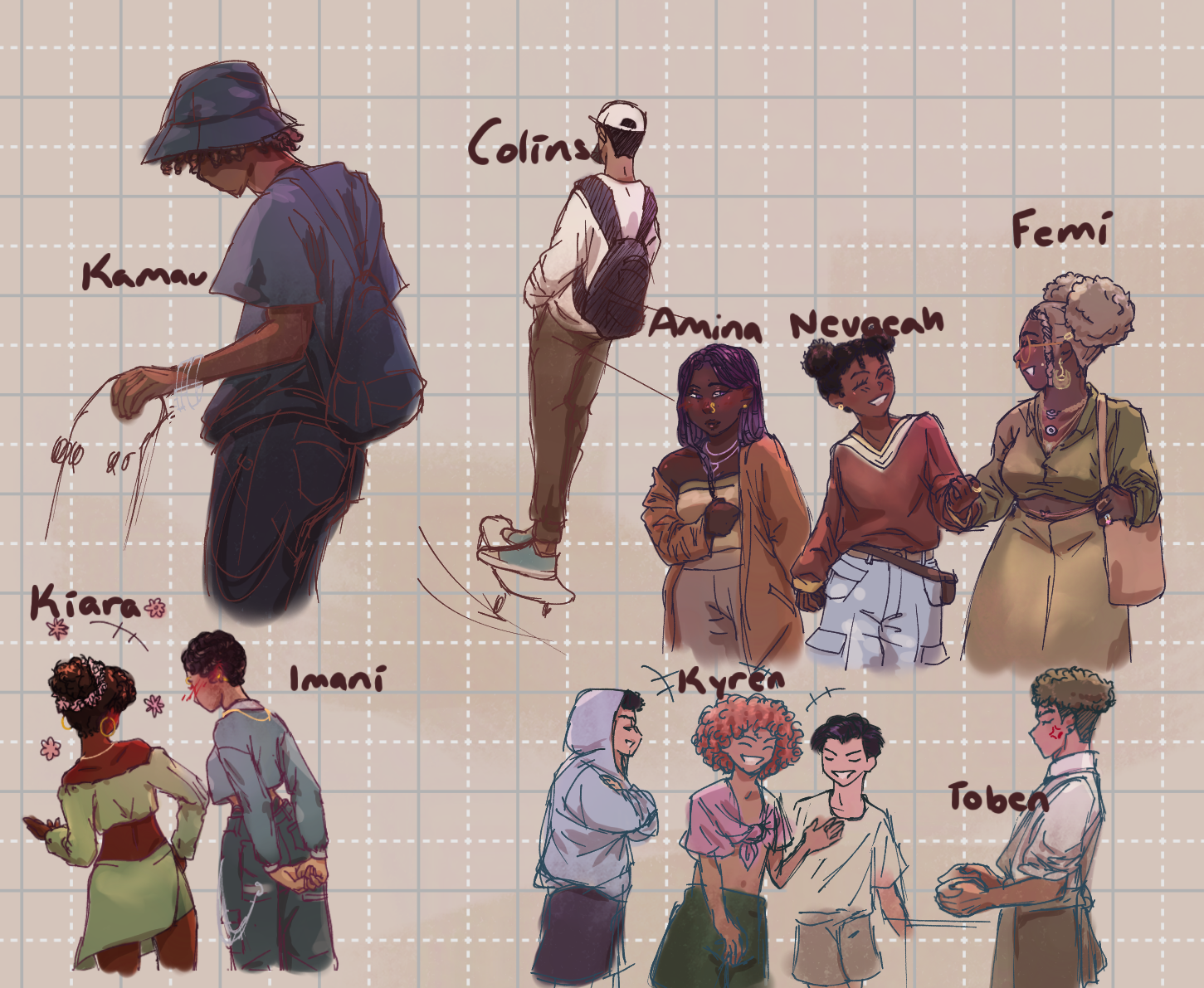 Some OCs - ibisPaint