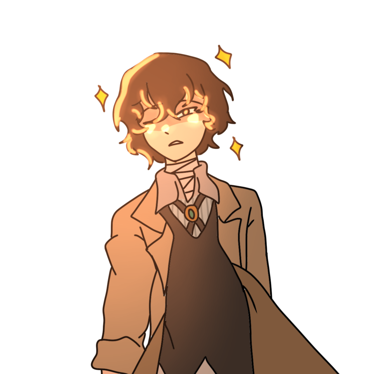 Dazai redrawn - ibisPaint