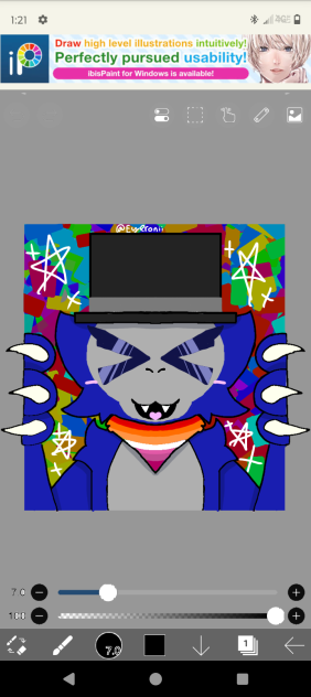 Gift for Tophat! - ibisPaint