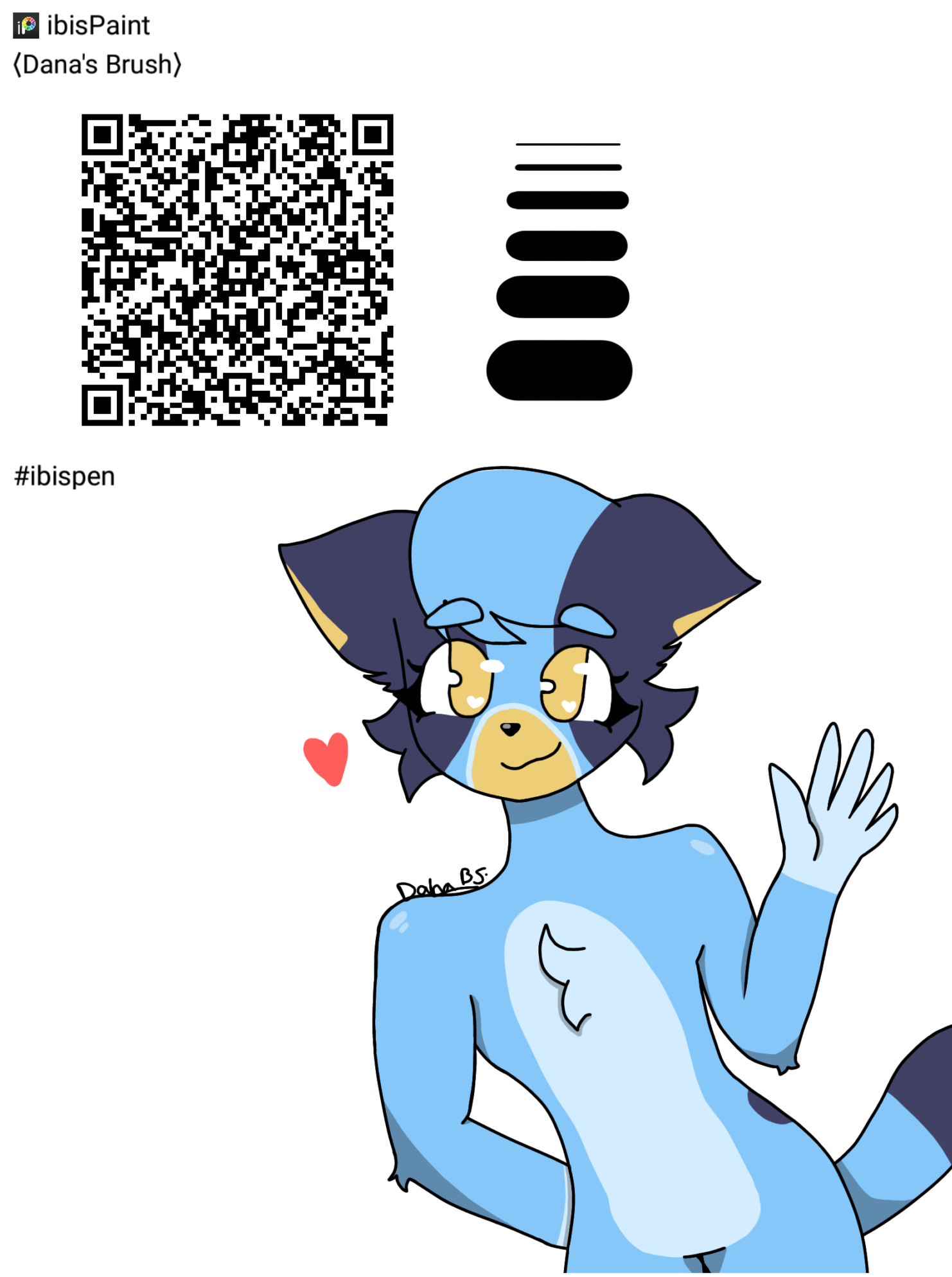 Dana's Brush Bluey ^^ - ibisPaint