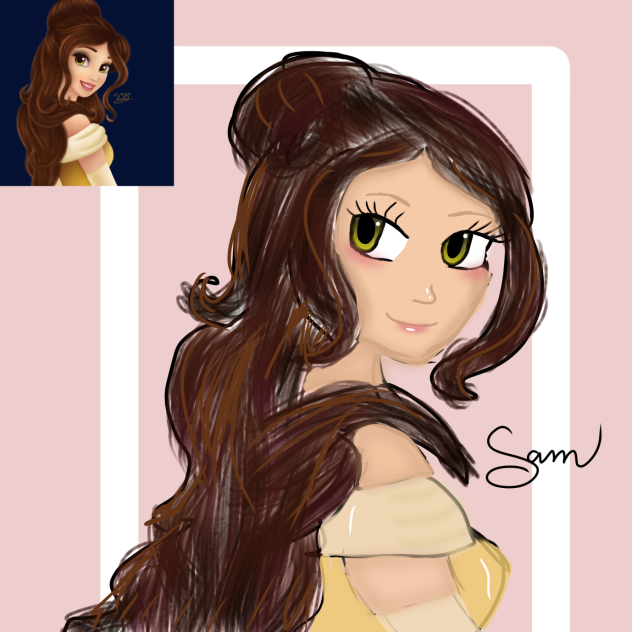 Princess Belle🌹 - ibisPaint