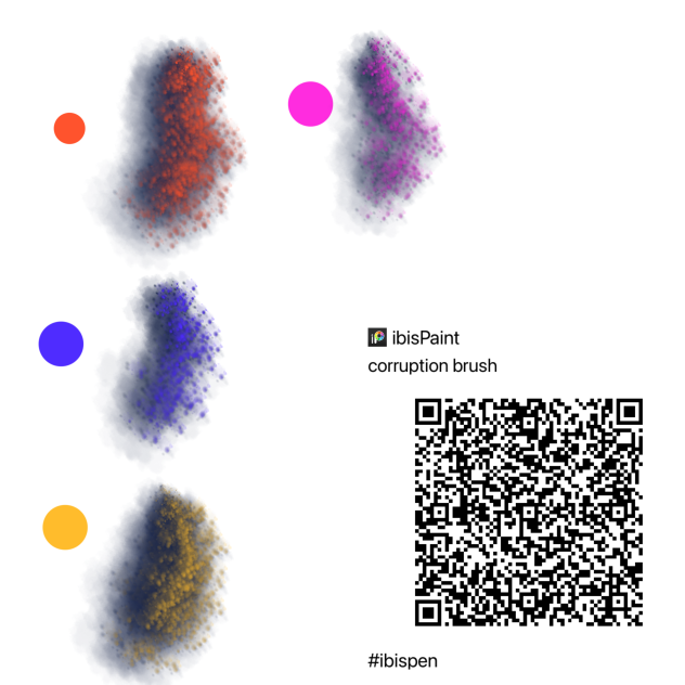 Corruption brush - ibisPaint