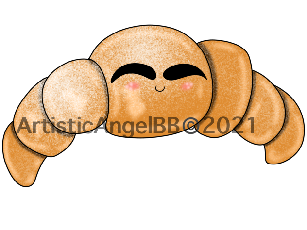 Kawaii Croissant - ibisPaint