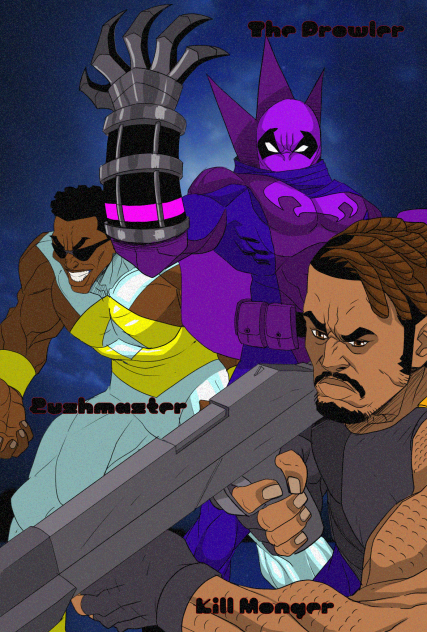 Kill Monger The Prowler and Bush Master - ibisPaint