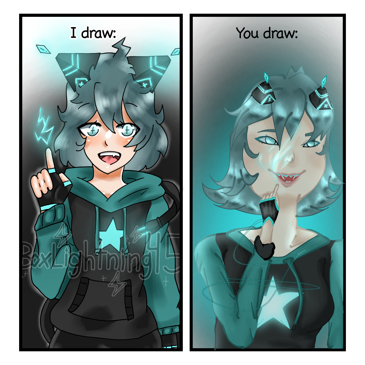 i draw you draw with BoxLightning45 - ibisPaint