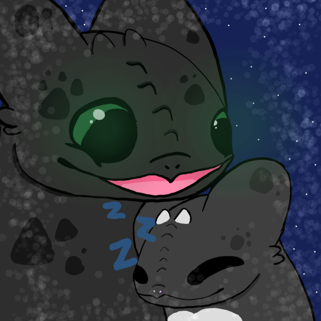 Toothless and ruffrunner - ibisPaint