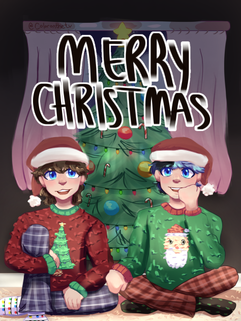 negative 25 christmas - ibisPaint