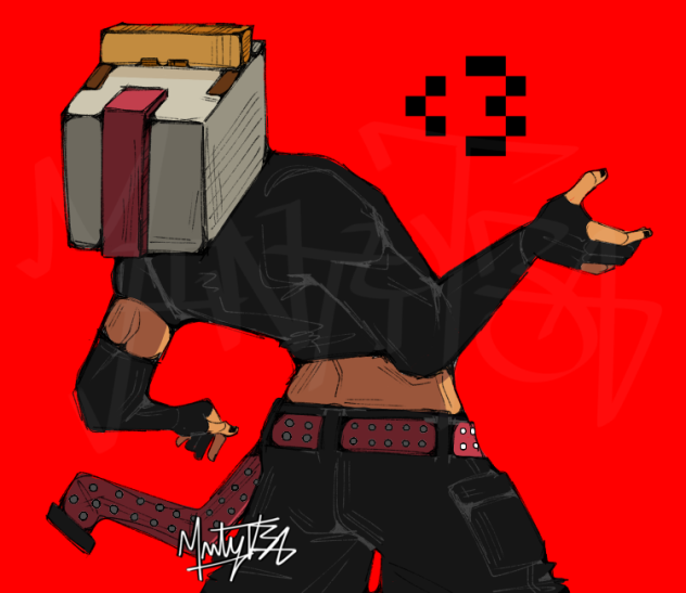 Chicken man - ibisPaint