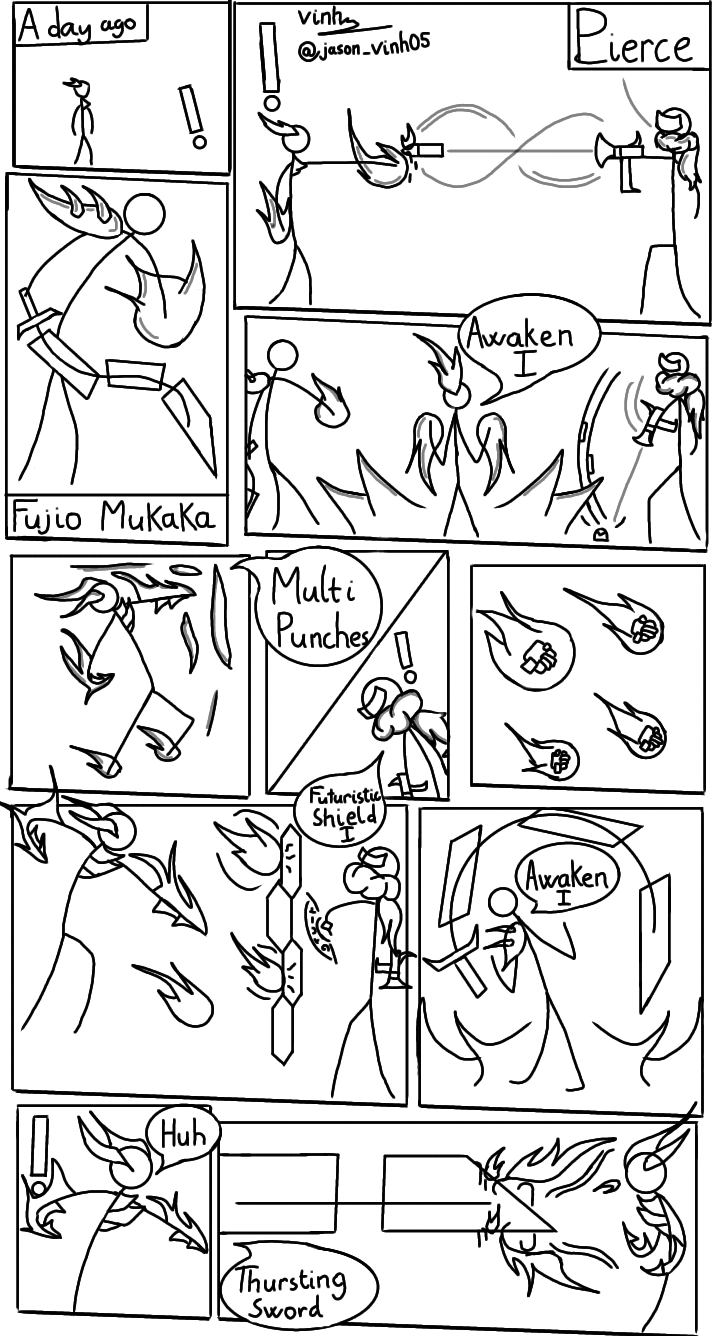 The stickman fighting each other pt1 - ibisPaint