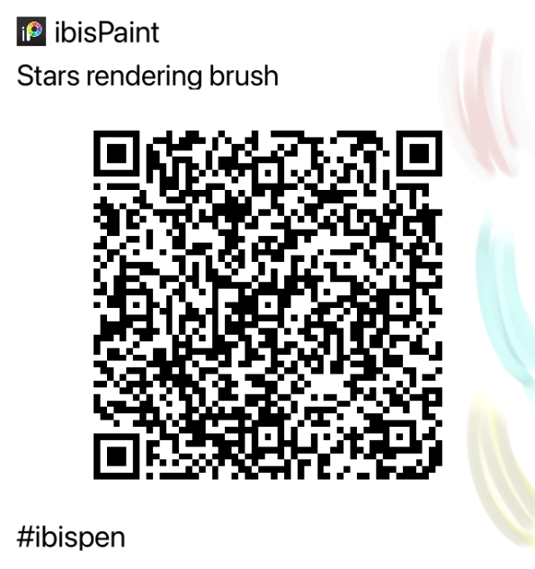 Stars rendering brush - ibisPaint