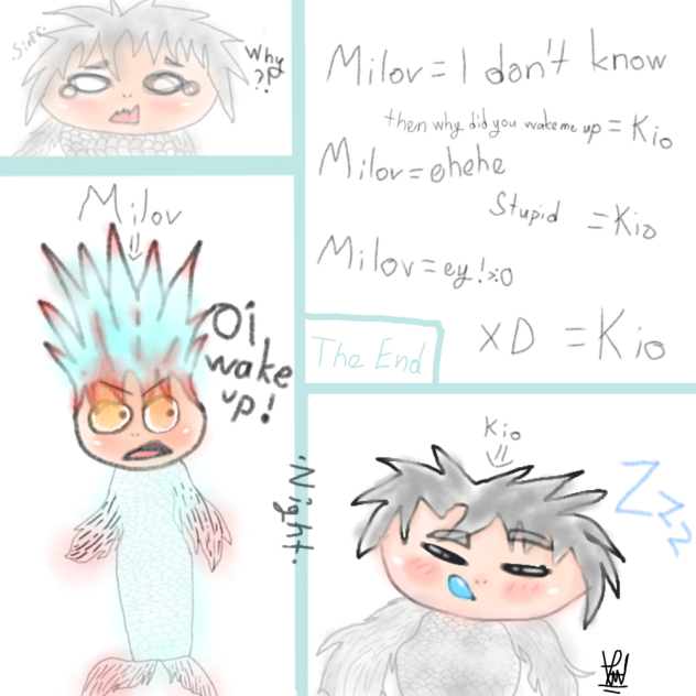kio end milov story by Night - ibisPaint