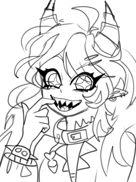 Some random line art ya can use it free - ibisPaint