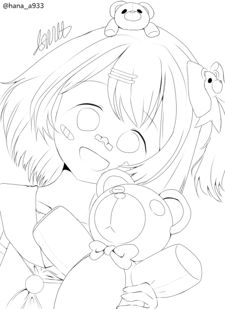 bear (line art) - ibisPaint