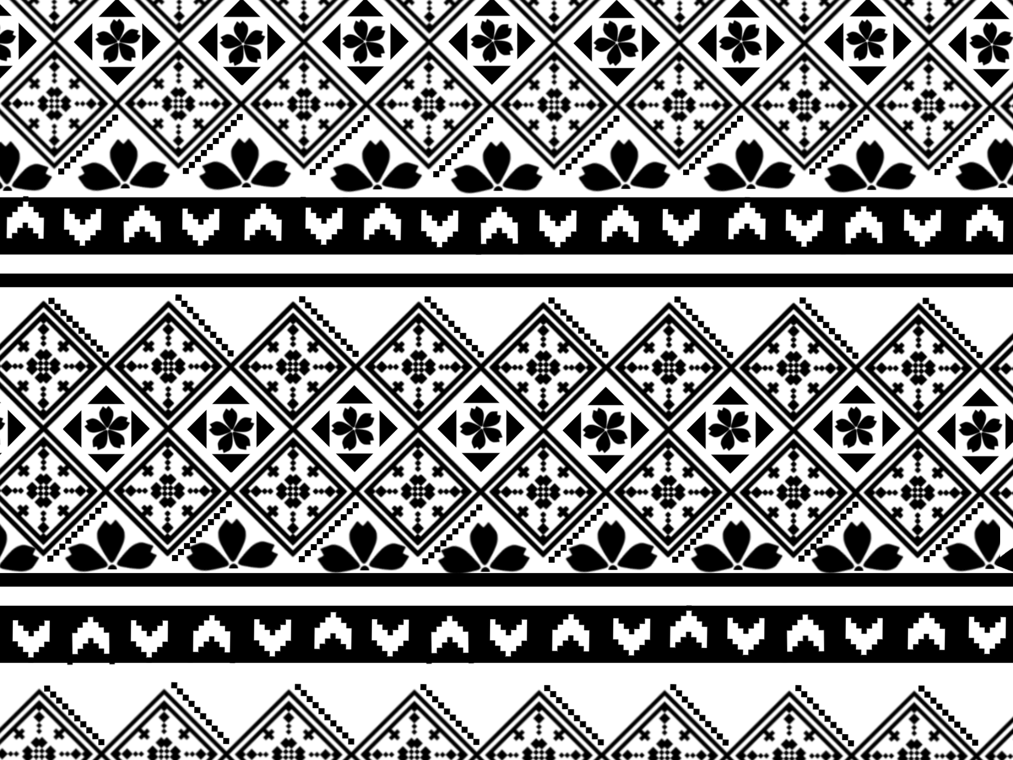 traditional pattern 1 - ibisPaint