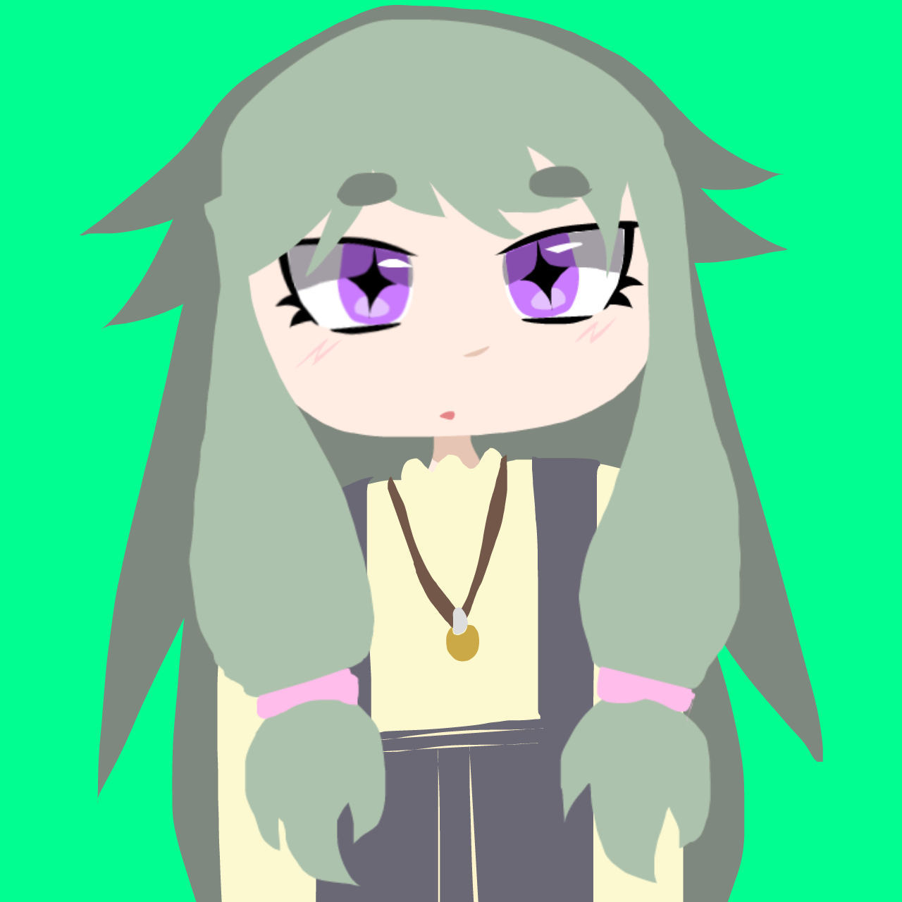 Lasso Fill Kusanagi Nene - ibisPaint