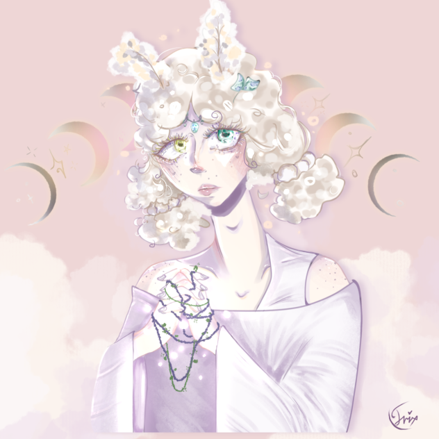 Moth humanization - ibisPaint