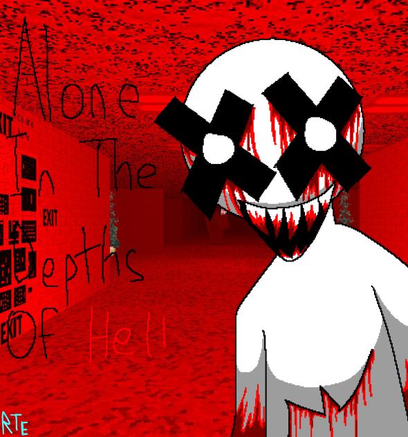 Alone in the depths of hell - ibisPaint