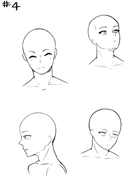 drawing practice (head angle) 1 - ibisPaint