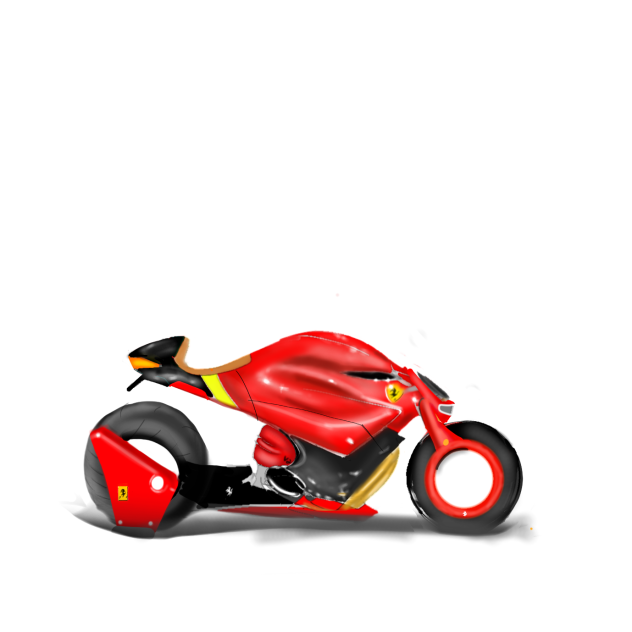 Ferrari bike !2 - ibisPaint