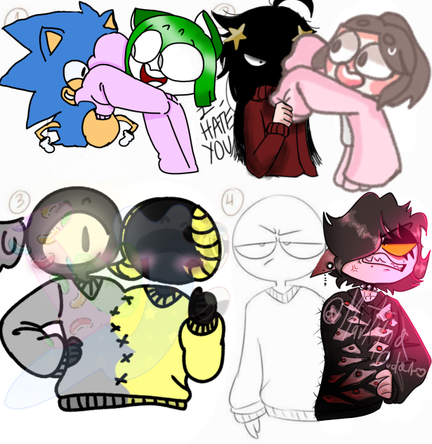 Classic sonic in a collab - ibisPaint