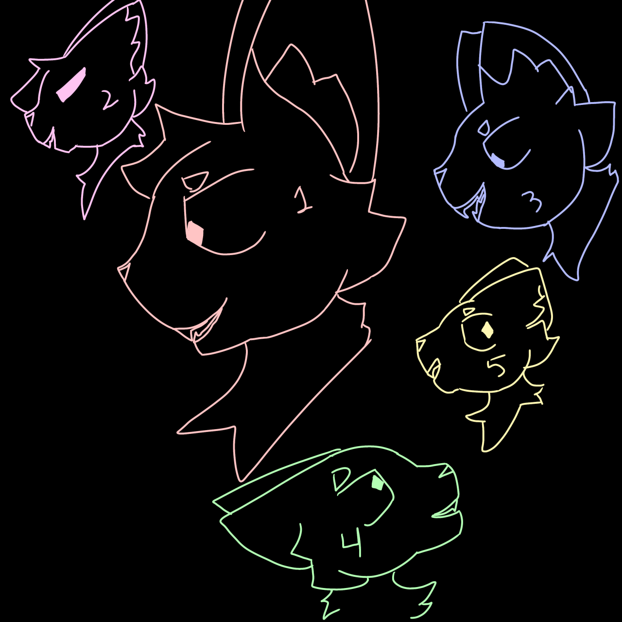 Open jaw side view practice - ibisPaint