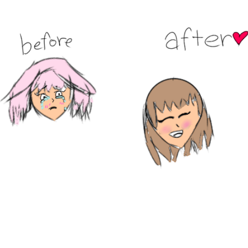Before and after - ibisPaint