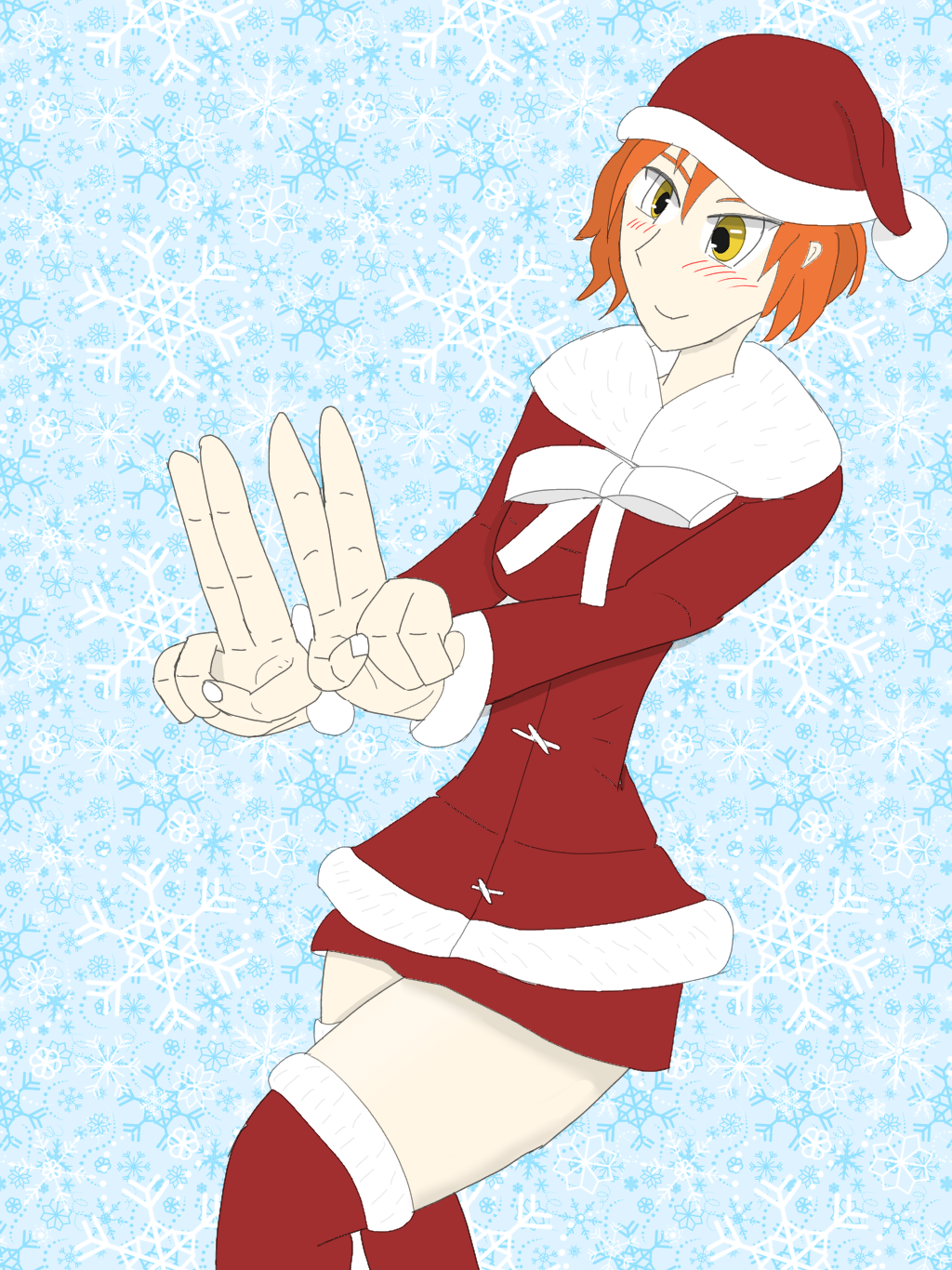 1085作目 サンタぐだ子 - ibisPaint