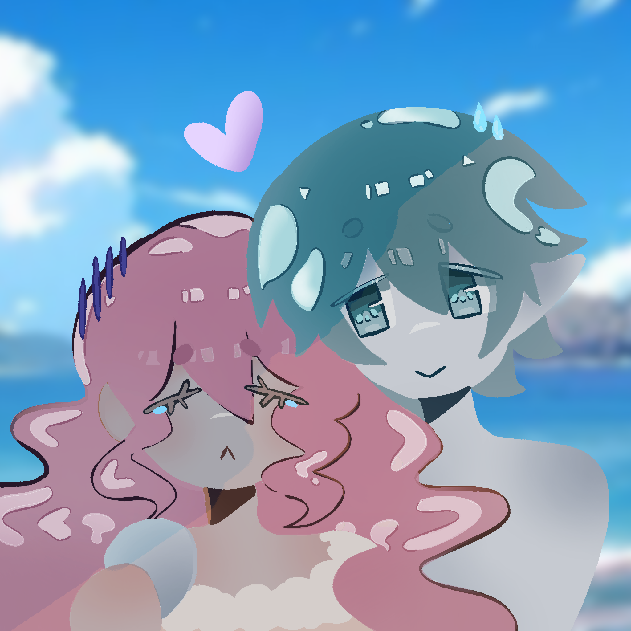 Sad Niki × Worried Clay - ibisPaint