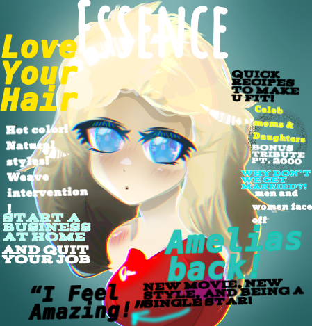 Amelia magazine - ibisPaint