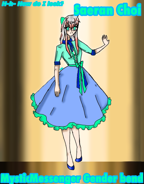 MysticMessenger Gender Bend Saeran Choi - ibisPaint