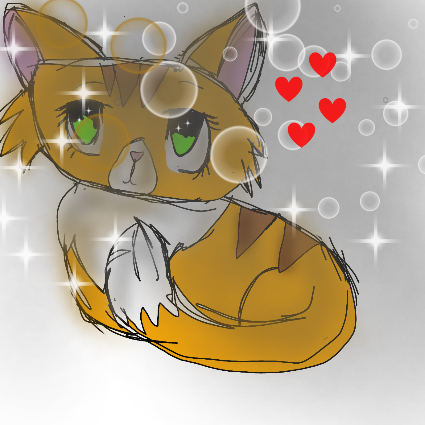 Fluffy Meow - ibisPaint