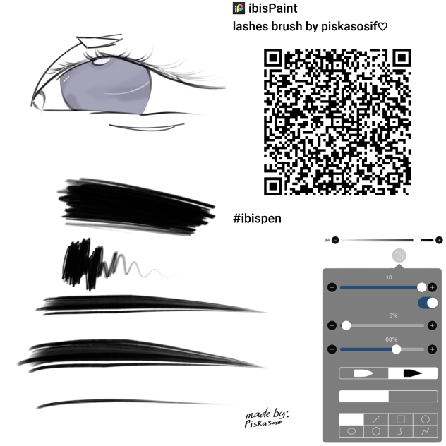 lashes brush - ibisPaint