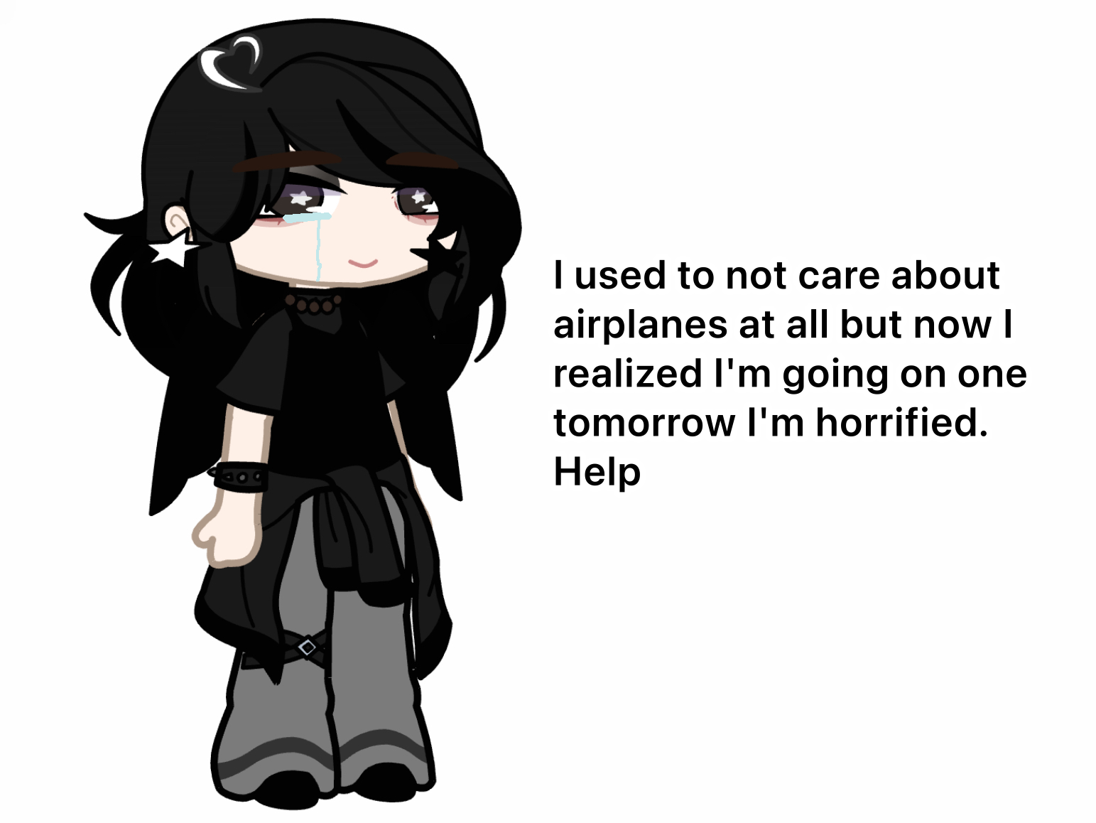 Airplane fear - ibisPaint