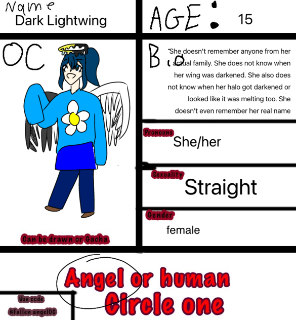 Fallen angel oc - ibisPaint